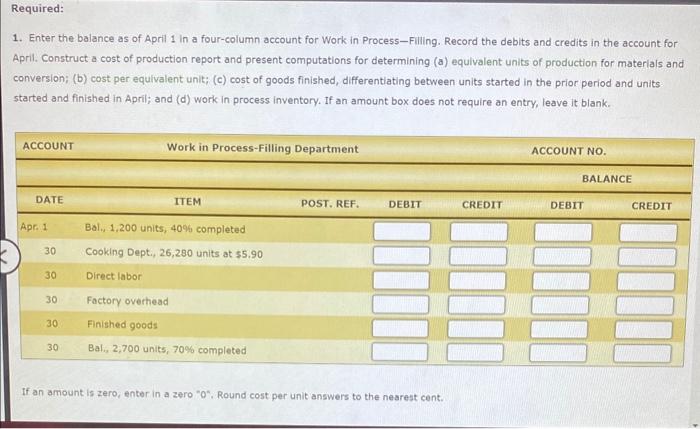 Solved Work in Process Account Data for Two Months; Cost of | Chegg.com