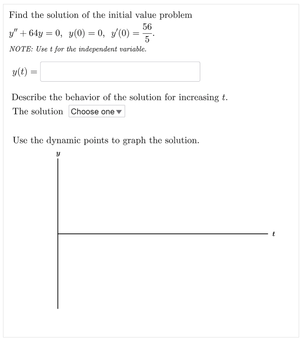Solved Find the solution of the initial value | Chegg.com