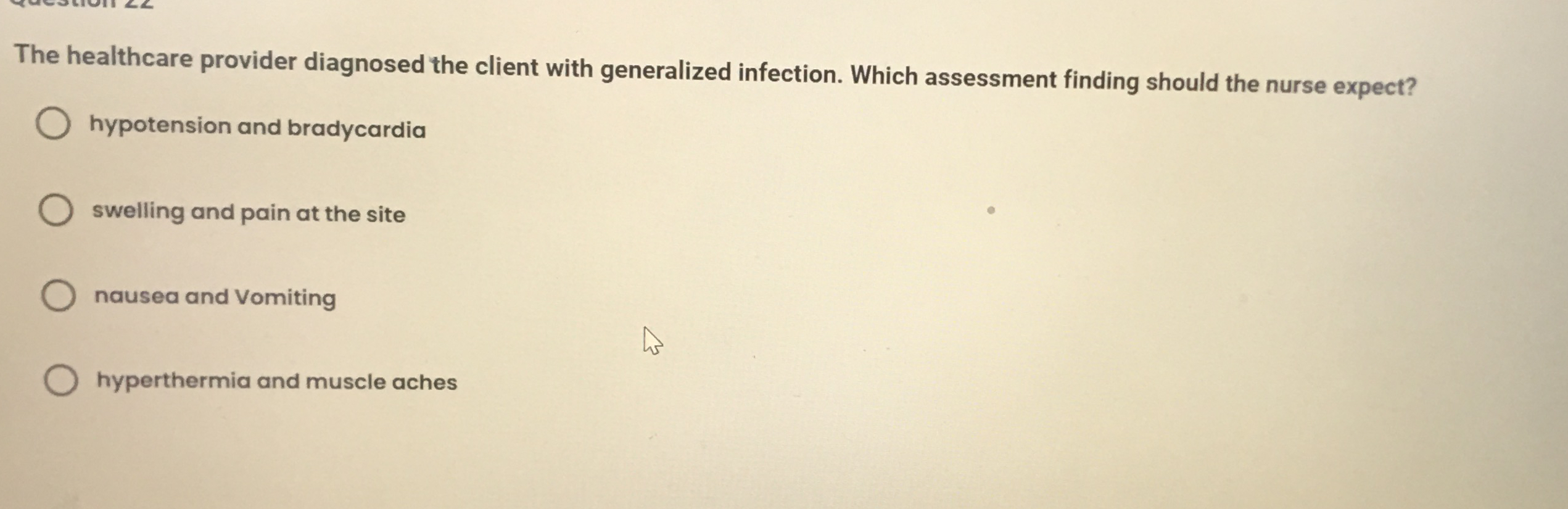 Solved The healthcare provider diagnosed the client with | Chegg.com