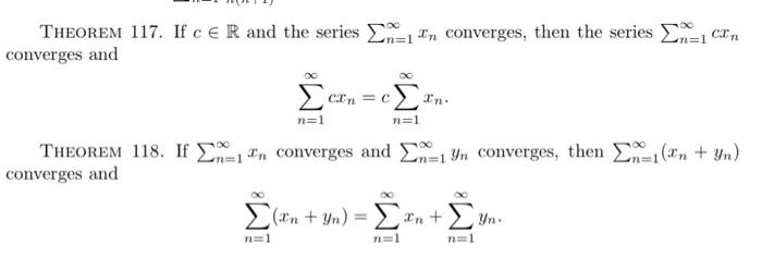 Solved Please prove theorem 117 and theorem 118.Use | Chegg.com