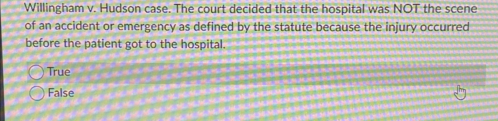 Solved Willingham v. ﻿Hudson case. The court decided that | Chegg.com