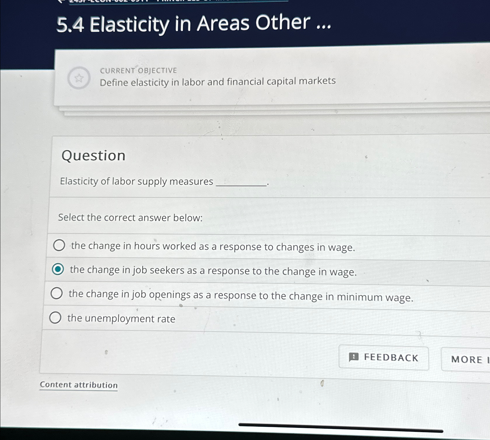 Solved 5.4 ﻿Elasticity in Areas Other ...CURRENT | Chegg.com