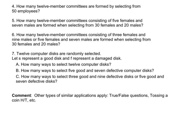 Solved I will provide the following: Multiplication/Counting | Chegg.com