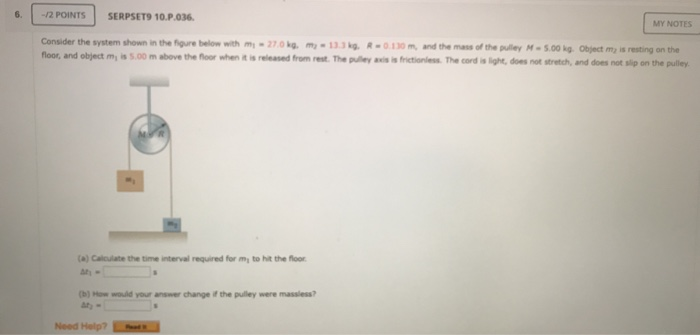 Solved -/2 POINTS SERPSET9 10.P.036. MY NOTES Consider the | Chegg.com Solved -/2 POINTS SERPSET9 10.P.036. MY NOTES Consider the | Chegg.com