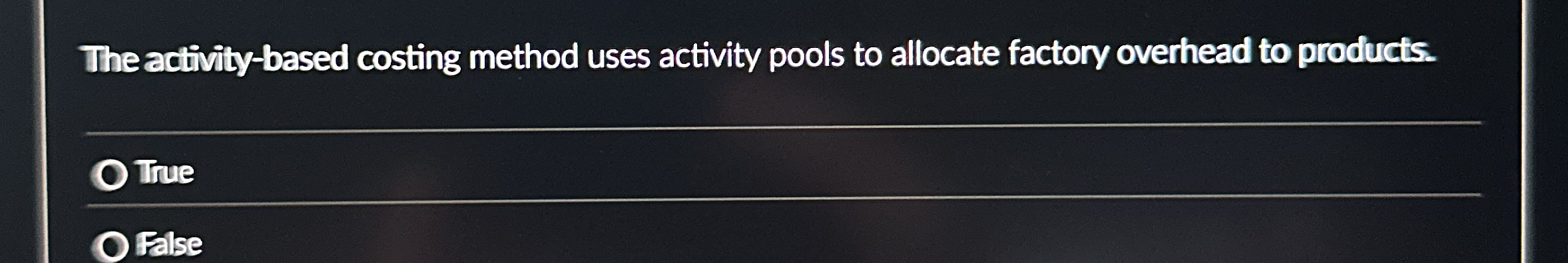 Solved The activity-based costing method uses activity pools | Chegg.com