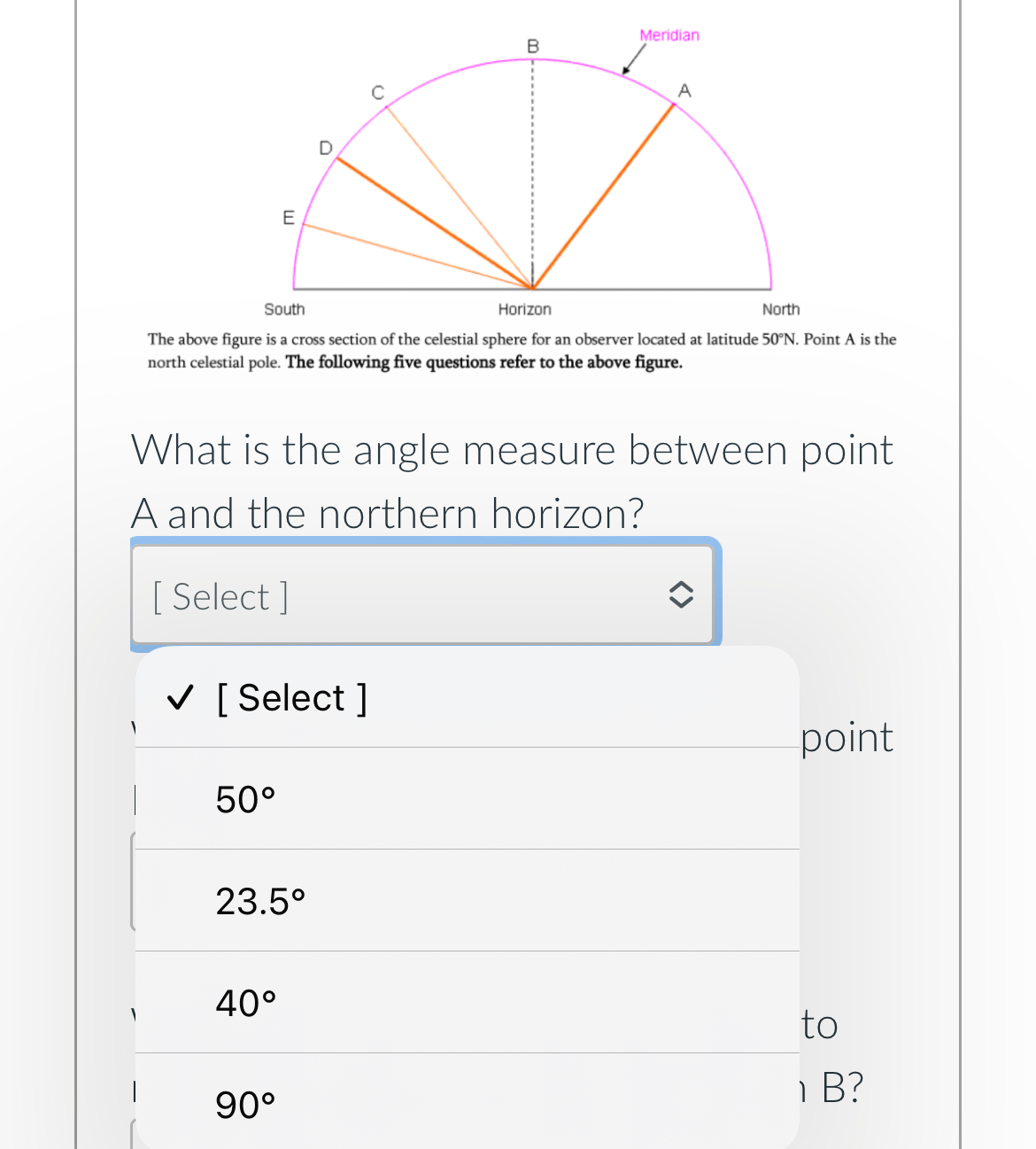 Solved The above figure is a cross section of the celestial | Chegg.com