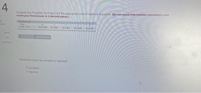 Solved Compute the Pistatistic for Projeci Q tr the | Chegg.com