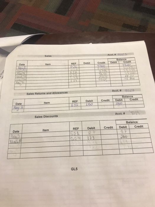 Solved 1-)General Journal Worksheet - complete and tied | Chegg.com