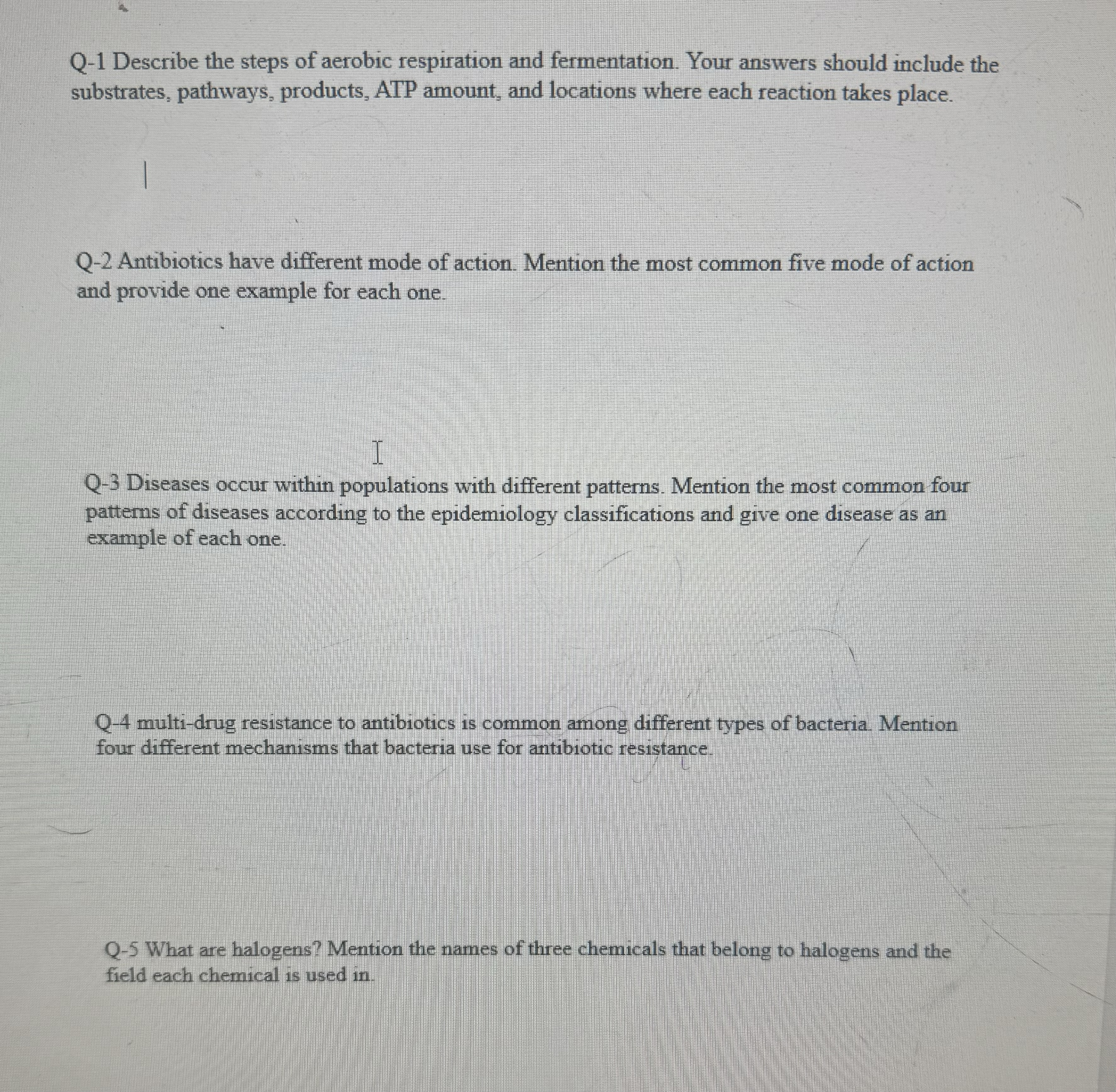 Solved Please provide answers for all questions below | Chegg.com