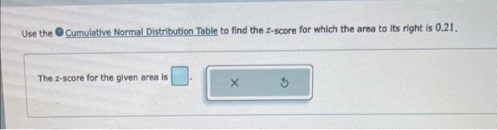 Solved Use The Cumulative Normal Distribution Table To Find 2224