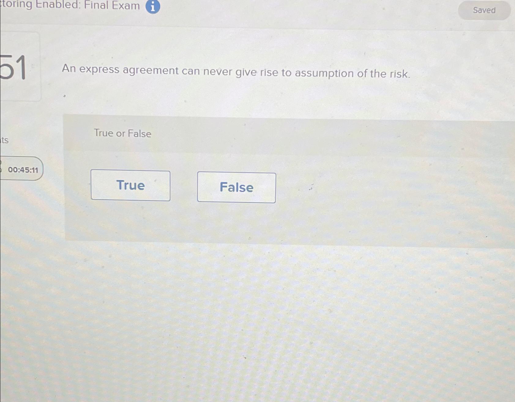 Solved toring Enabled: Final Exam iAn express agreement can | Chegg.com