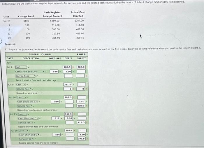 Solved prepare the journal entries to record the cash | Chegg.com