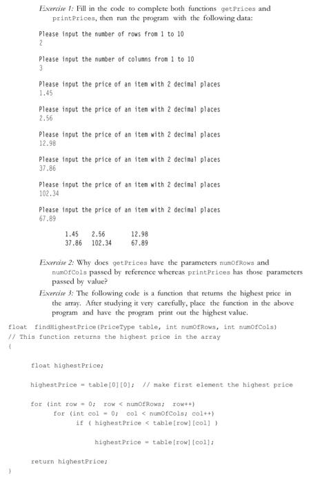 Solved need help with lab and exercise questions!CODE// This | Chegg.com