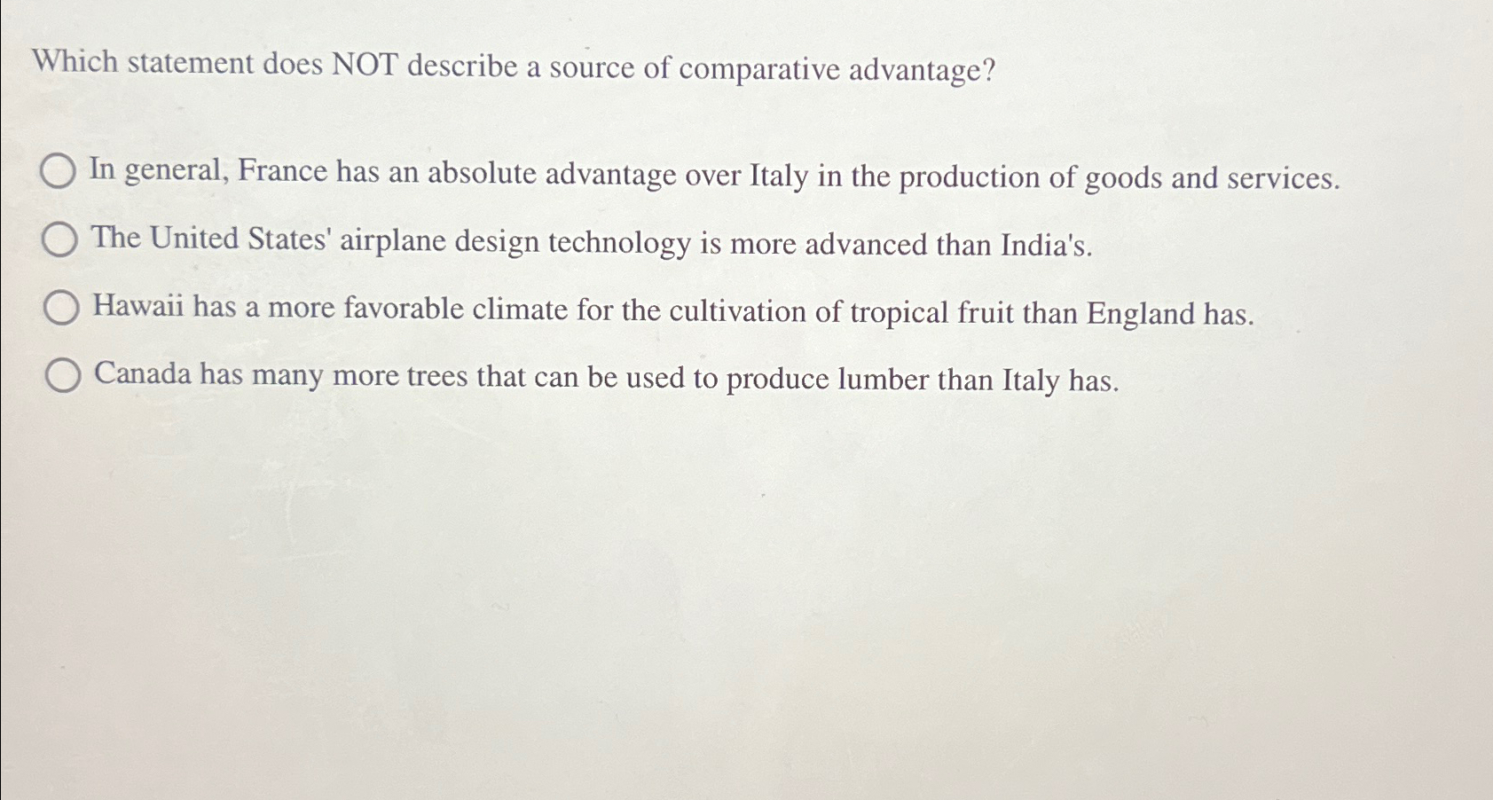 Solved Which statement does NOT describe a source of | Chegg.com