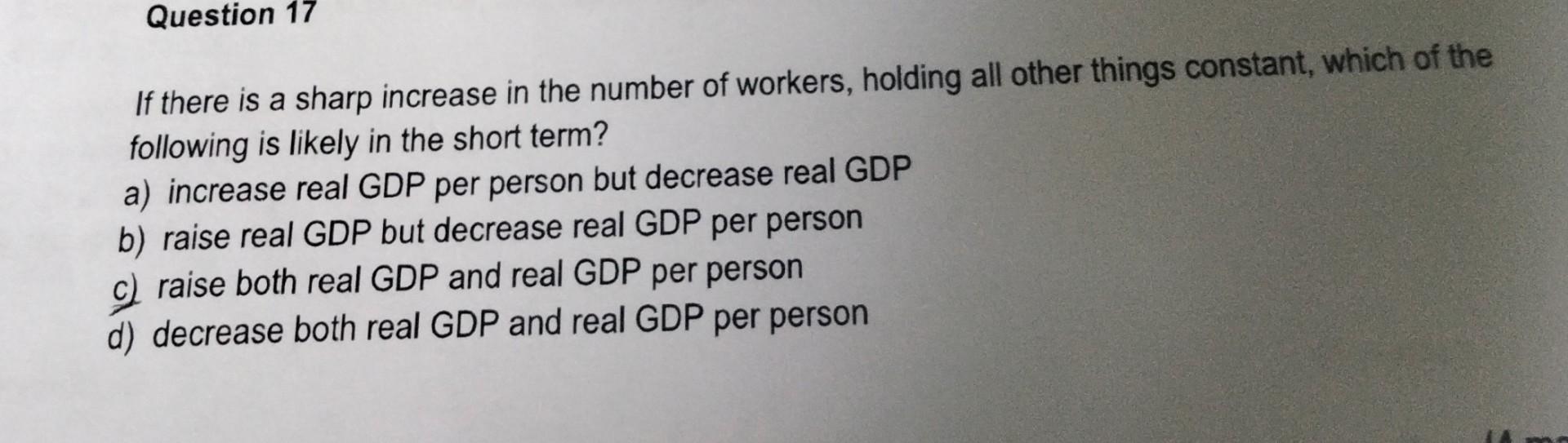 Solved If there is a sharp increase in the number of | Chegg.com