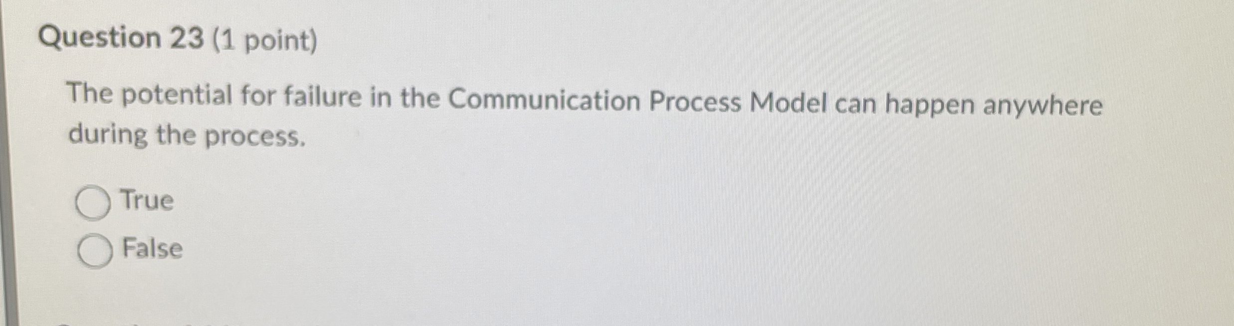 Solved Question 23 (1 ﻿point)The potential for failure in | Chegg.com