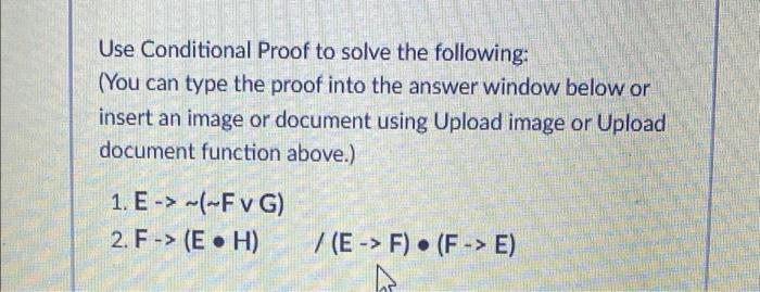 Solved Solve the following proof. (You can type the proof | Chegg.com