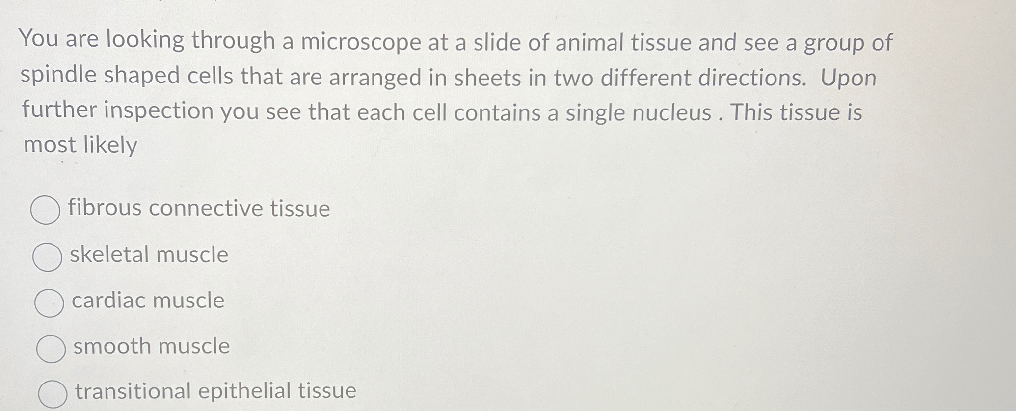 Solved You are looking through a microscope at a slide of | Chegg.com
