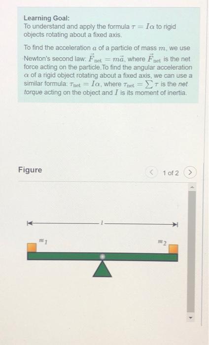 Solved Learning Goal: To understand and apply the formula 1 | Chegg.com