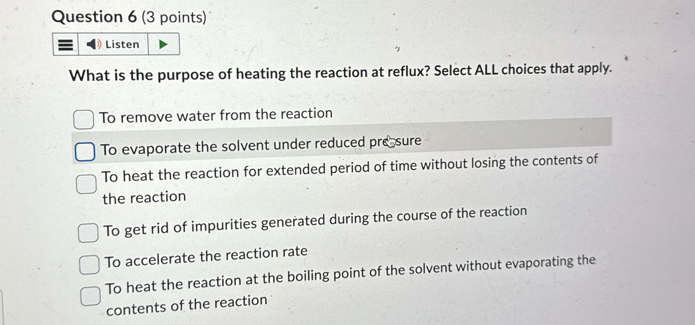 Solved Question 6 (3 points)ListenWhat is the purpose of | Chegg.com Solved Question 6 (3 points)ListenWhat is the purpose of | Chegg.com