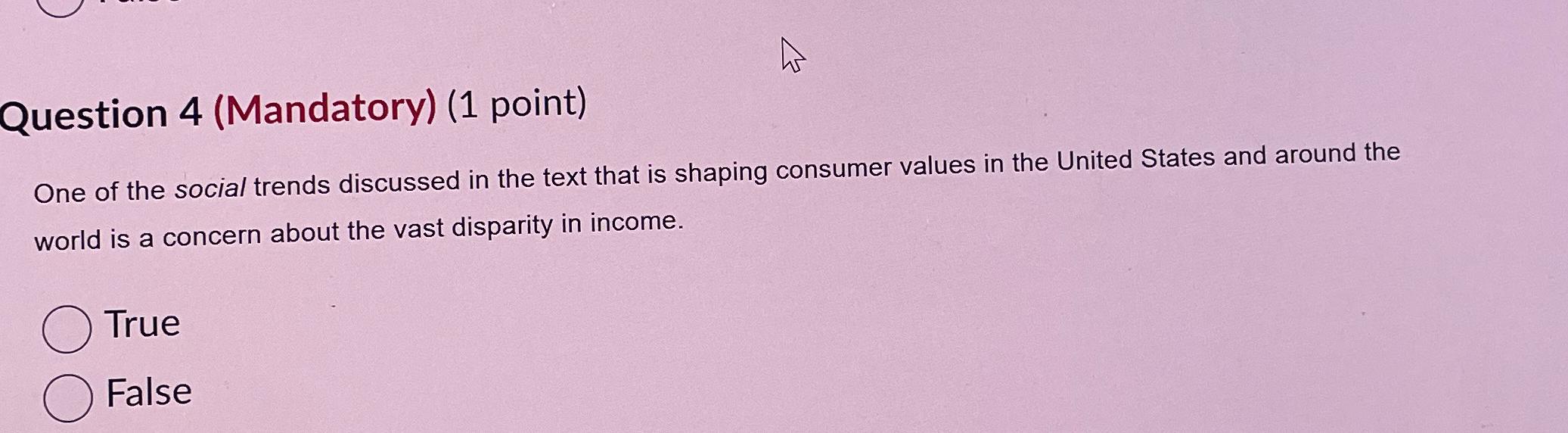 Solved Question 4 Mandatory 1 ﻿pointone Of The Social 