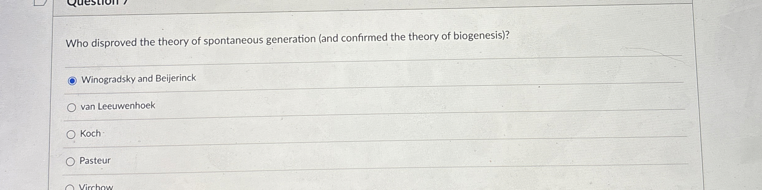 Solved Who disproved the theory of spontaneous generation | Chegg.com