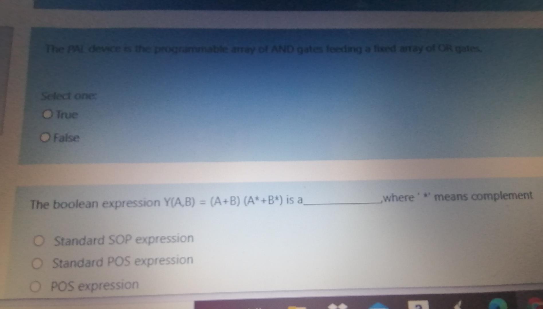 Solved The PAL device is the programmable array of AND gates | Chegg.com