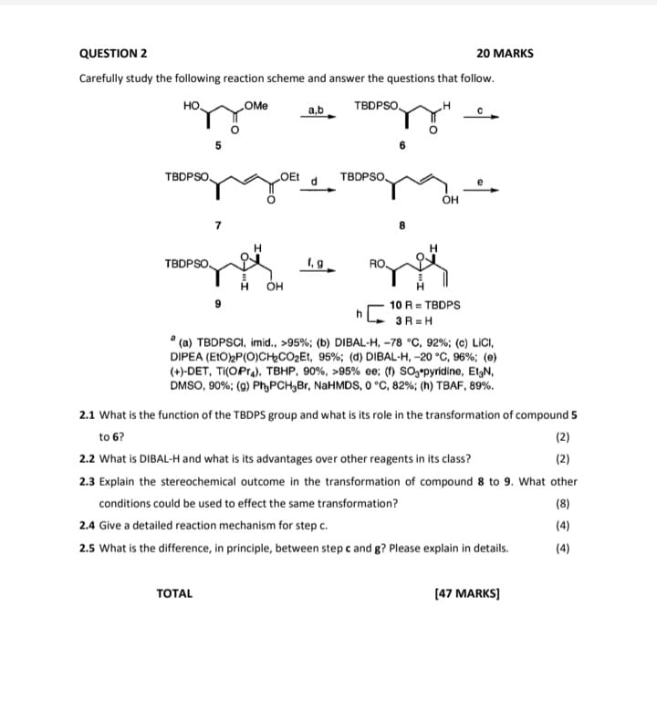 Solved QUESTION 220 ﻿MARKSCarefully study the following | Chegg.com
