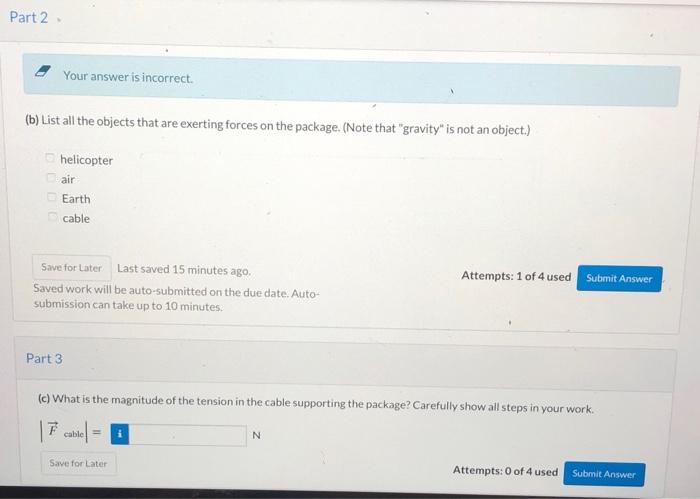Solved A helicopter flies to the right (in the + x | Chegg.com
