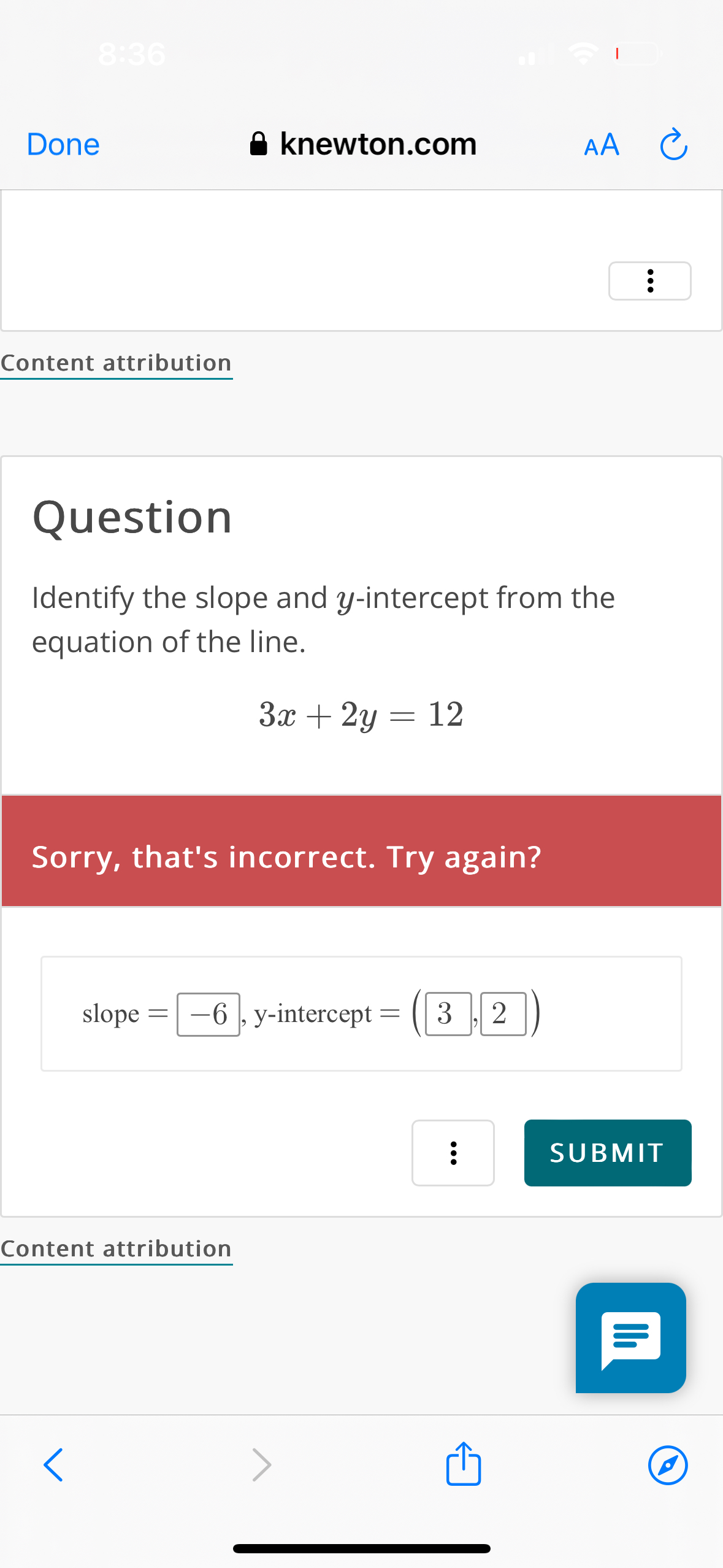Solved Doneknewton.comAAContent attributionQuestionIdentify | Chegg.com