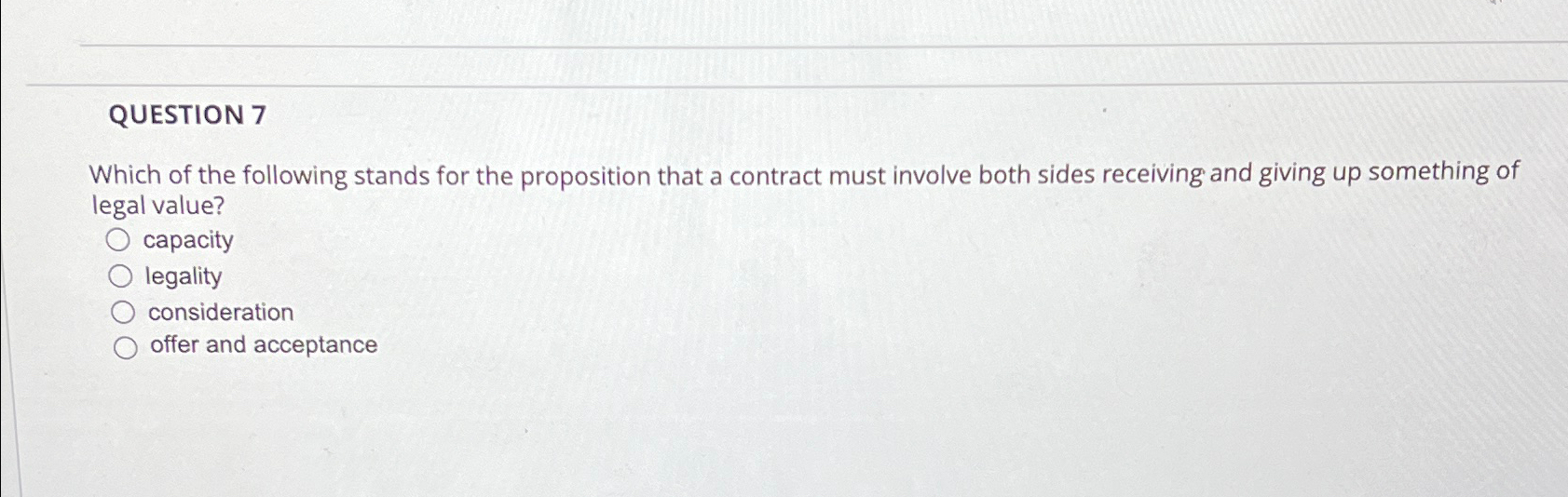 Solved QUESTION 7Which of the following stands for the | Chegg.com