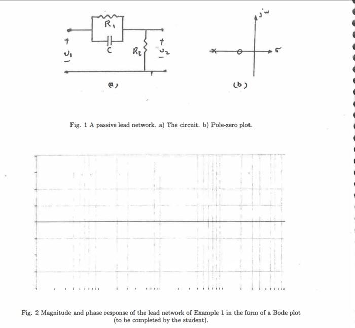 Design a) Design a lead compensator circuit (choose | Chegg.com