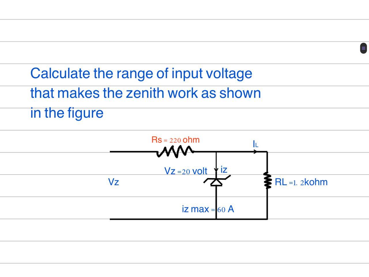 Solved Calculate the range of input voltage that makes the | Chegg.com