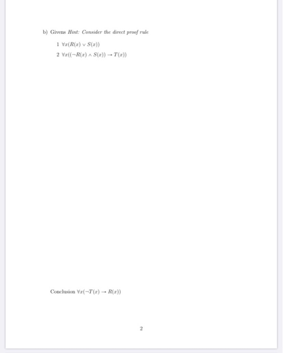 Solved Use laws of equivalence and inference rules to show | Chegg.com
