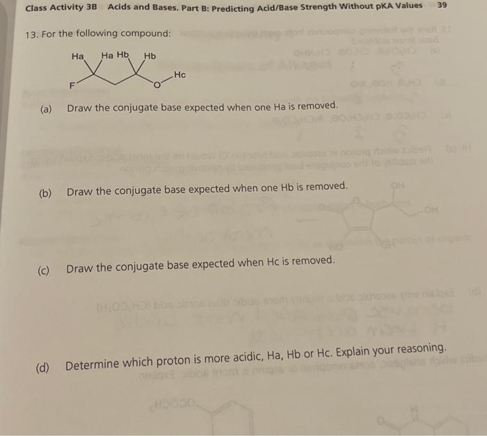 Solved Class Activity 3B Acids and Bases. Part B: Predicting | Chegg.com