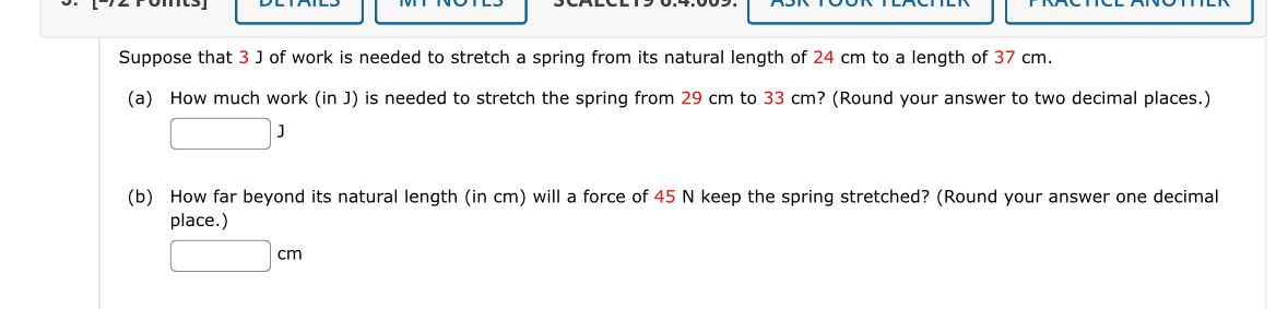 Solved Suppose that 3 ﻿J of work is needed to stretch a | Chegg.com