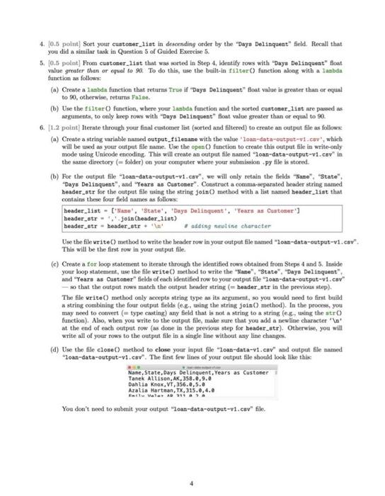 Solved 14 New Python Methods In This Assigntent As Pythan 