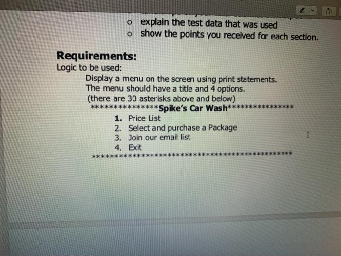 Solved main.py NMN 1 ## Text menu in Python 2 3 def | Chegg.com
