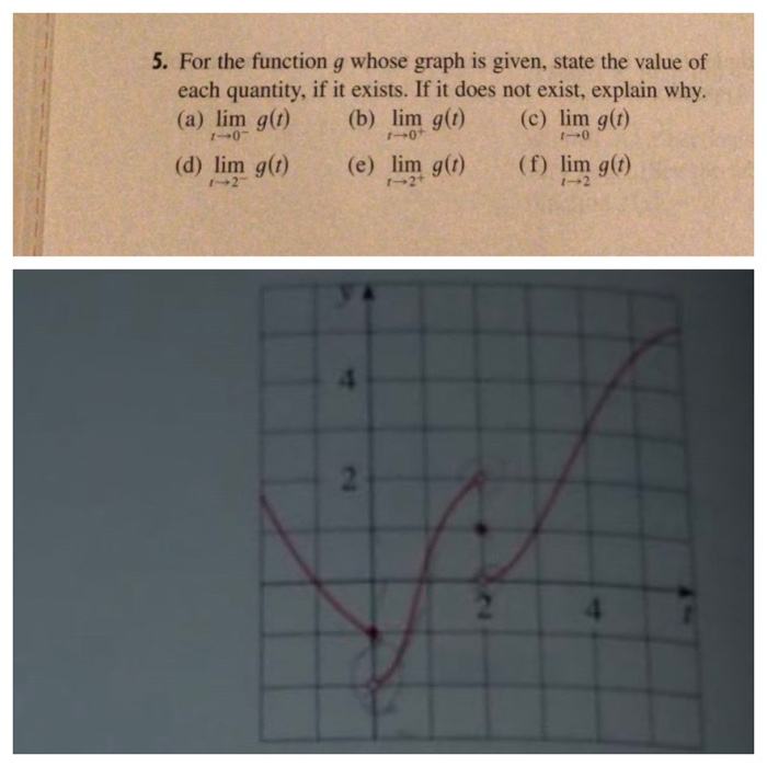 Solved 5. For the function g whose graph is given, state the | Chegg.com