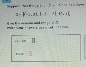 Solved Suppose that the relation S ﻿is defined as | Chegg.com
