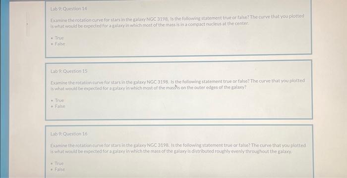 Solved Rettmal velocity (km/s)Lab9: Question 14 Exanine | Chegg.com