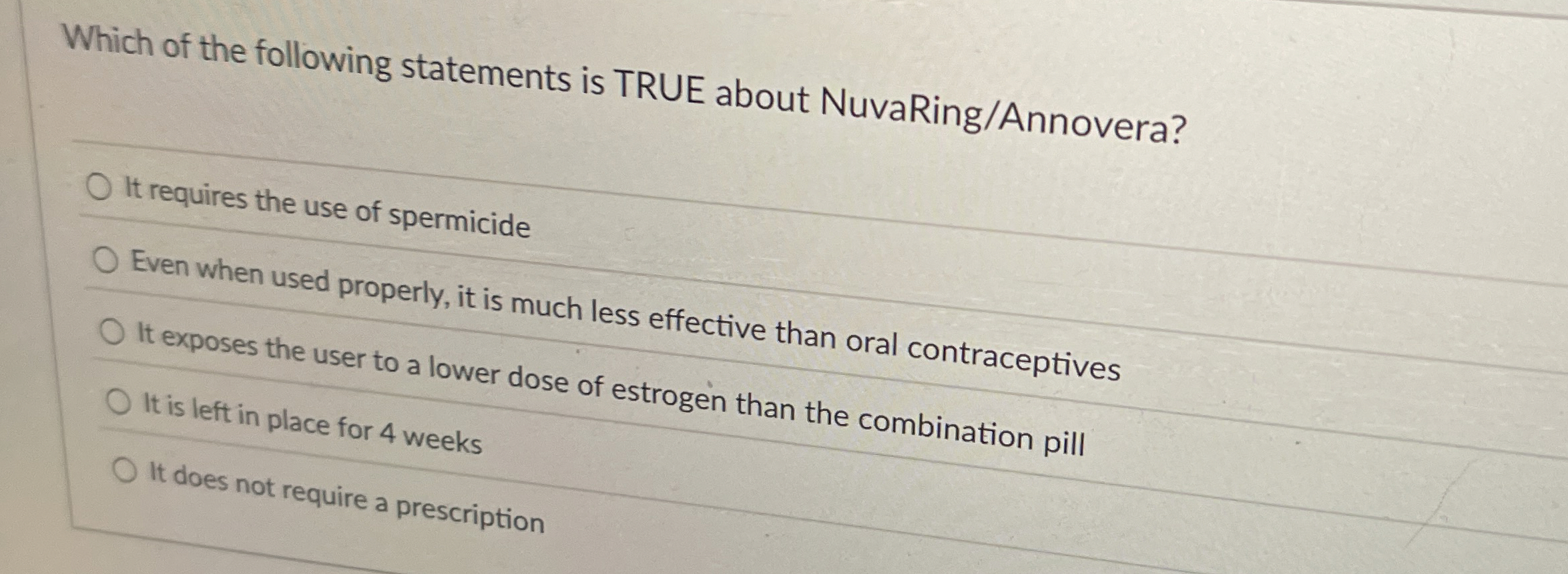 Solved Which of the following statements is TRUE about | Chegg.com