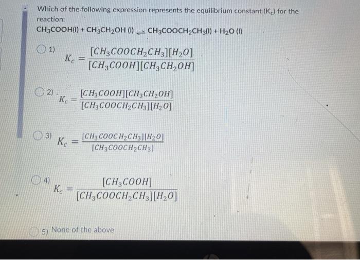 Solved Which of the following expression represents the | Chegg.com