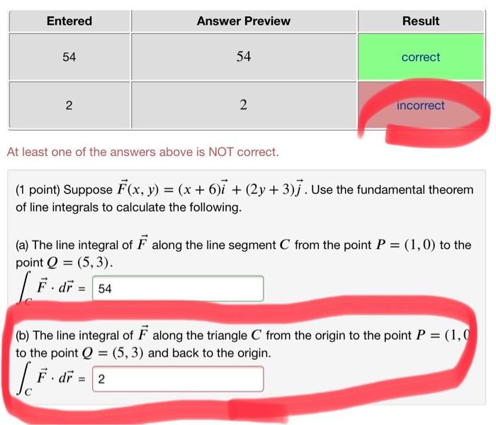 Solved Entered Answer Preview Result 54 54 correct N 2 | Chegg.com