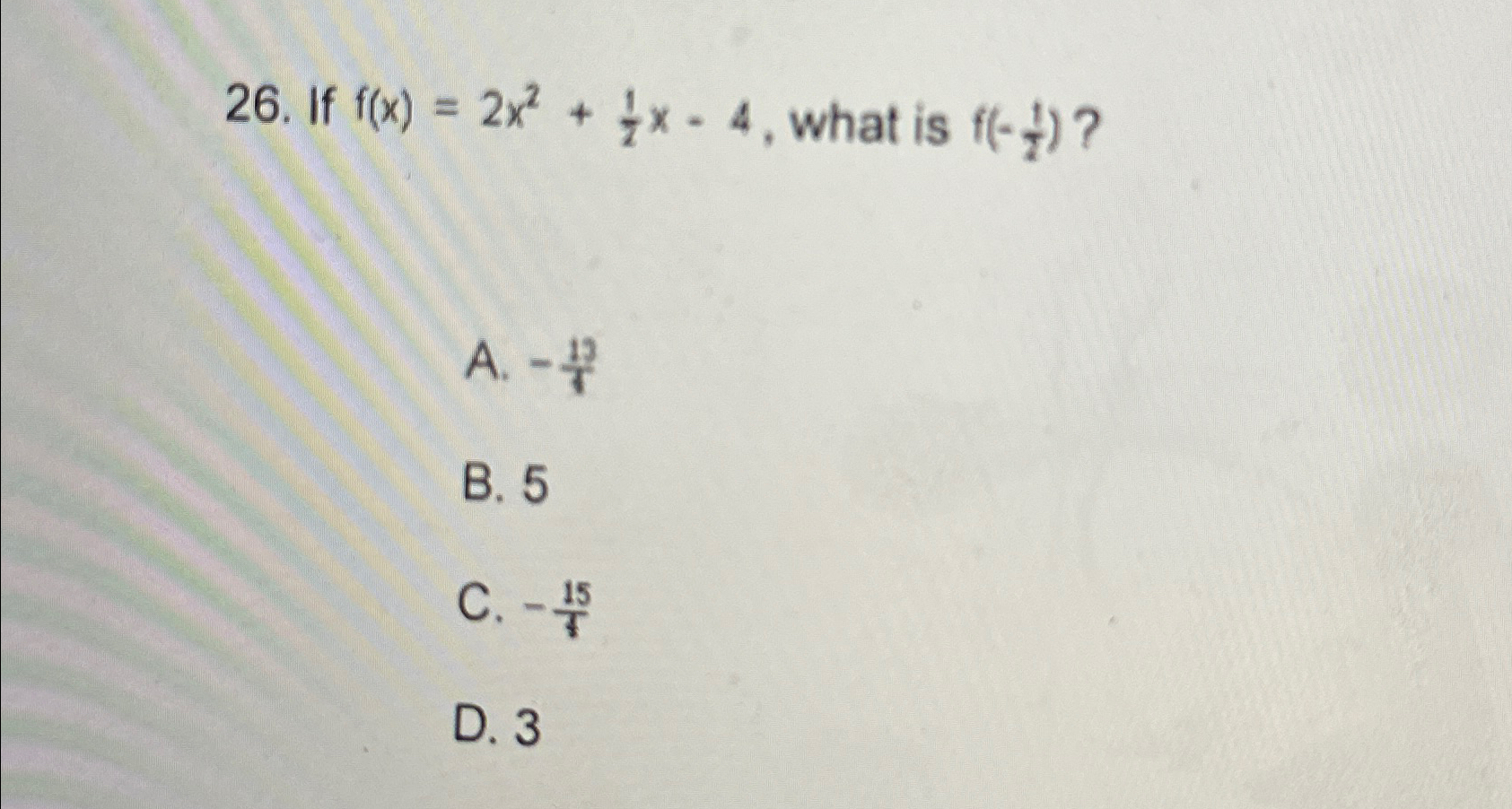 Solved If f(x)=2x2+12x-4, what is | Chegg.com Solved If f(x)=2x2+12x-4, what is | Chegg.com