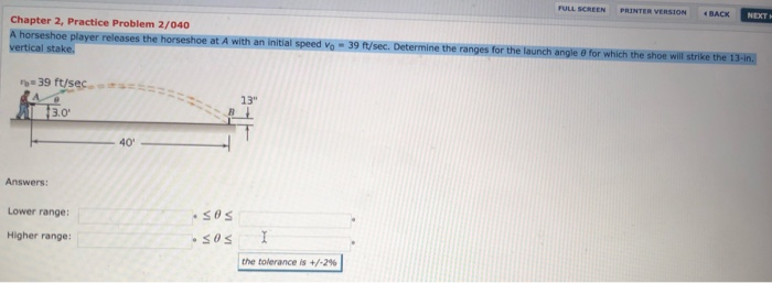 Solved FULL SCREEN PRINTER VERSION BACK NEXT Chapter 2, | Chegg.com