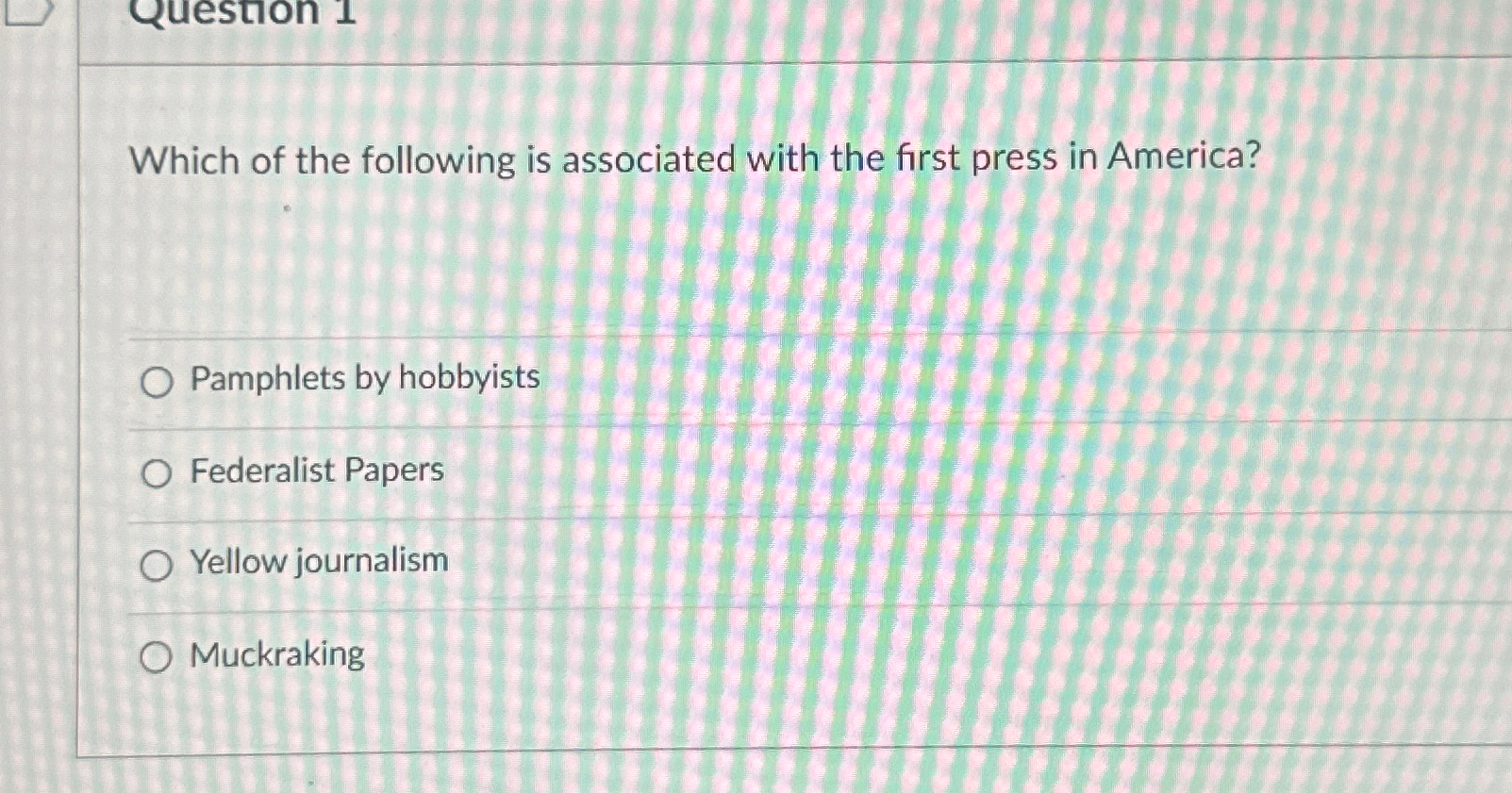 Solved Which of the following is associated with the first | Chegg.com