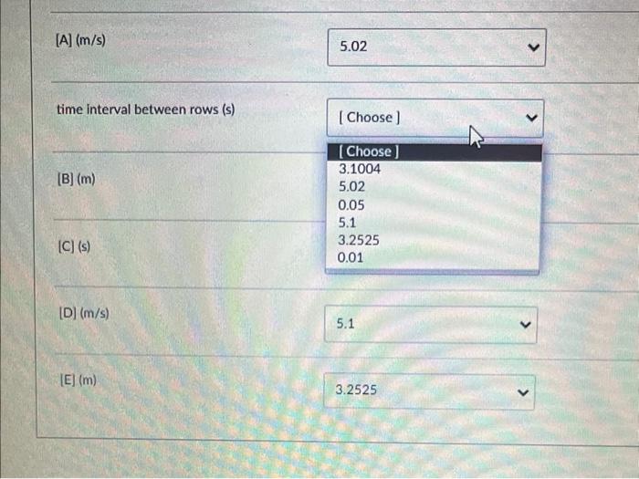 Solved what is the correct answer for the time interval | Chegg.com