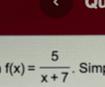 Solved f(x)=5x+7 ﻿compute difference quotient | Chegg.com