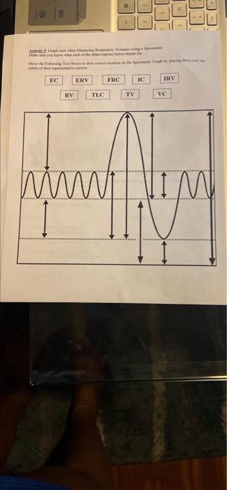Solved ਕੋਈ Anti ) Aew Morey Wale EC ERV FRC IC IRV RV TLC TV | Chegg.com
